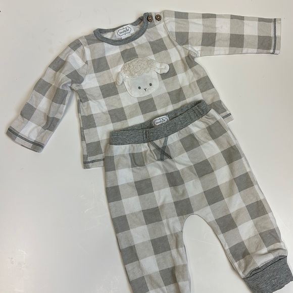 Mud Pie | Matching Sets | Mud Pie Sheep Lamb Appliqu Matching Set 36 ...